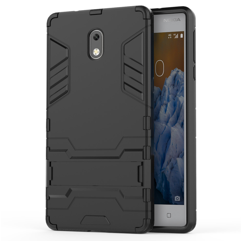 Slim Armour Tough Shockproof Case for Nokia 3 (Black)